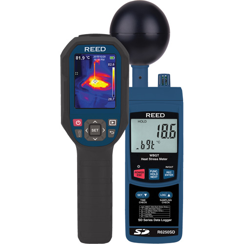 Reed Instruments Thermal Imaging Camera & Heat Stress Meter Kit | Consource