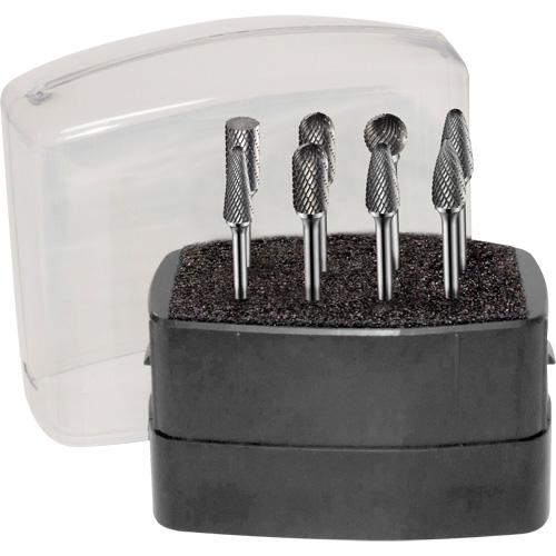 Precision Double Cut Rotary Burr Set, 8 Pieces | Consource