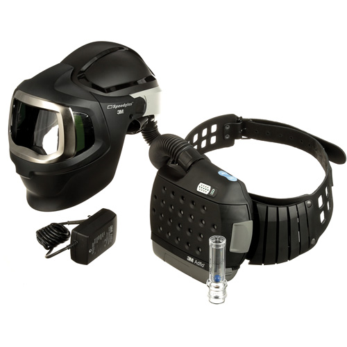 3M Adflo Powered Air Purifying Respirator, Welding Helmet, Lithium-Ion ...