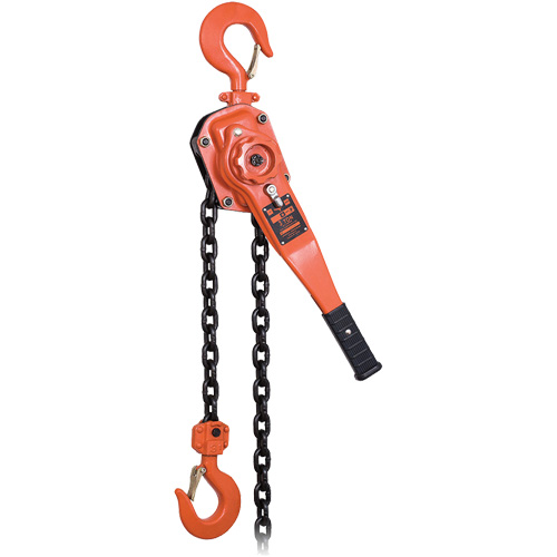 JET KLP Series Heavy-Duty Lever Chain Hoist, 5' Lift, 6000 lbs. (3 tons ...