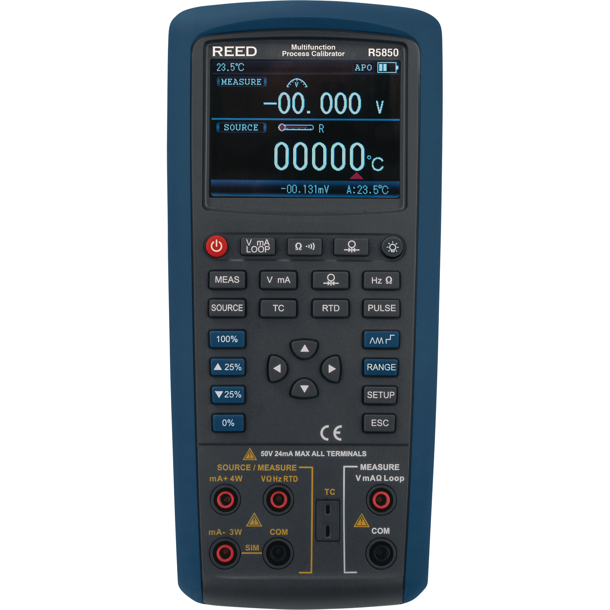 Reed Instruments Multifunction Process Calibrator, Without Data Logging ...