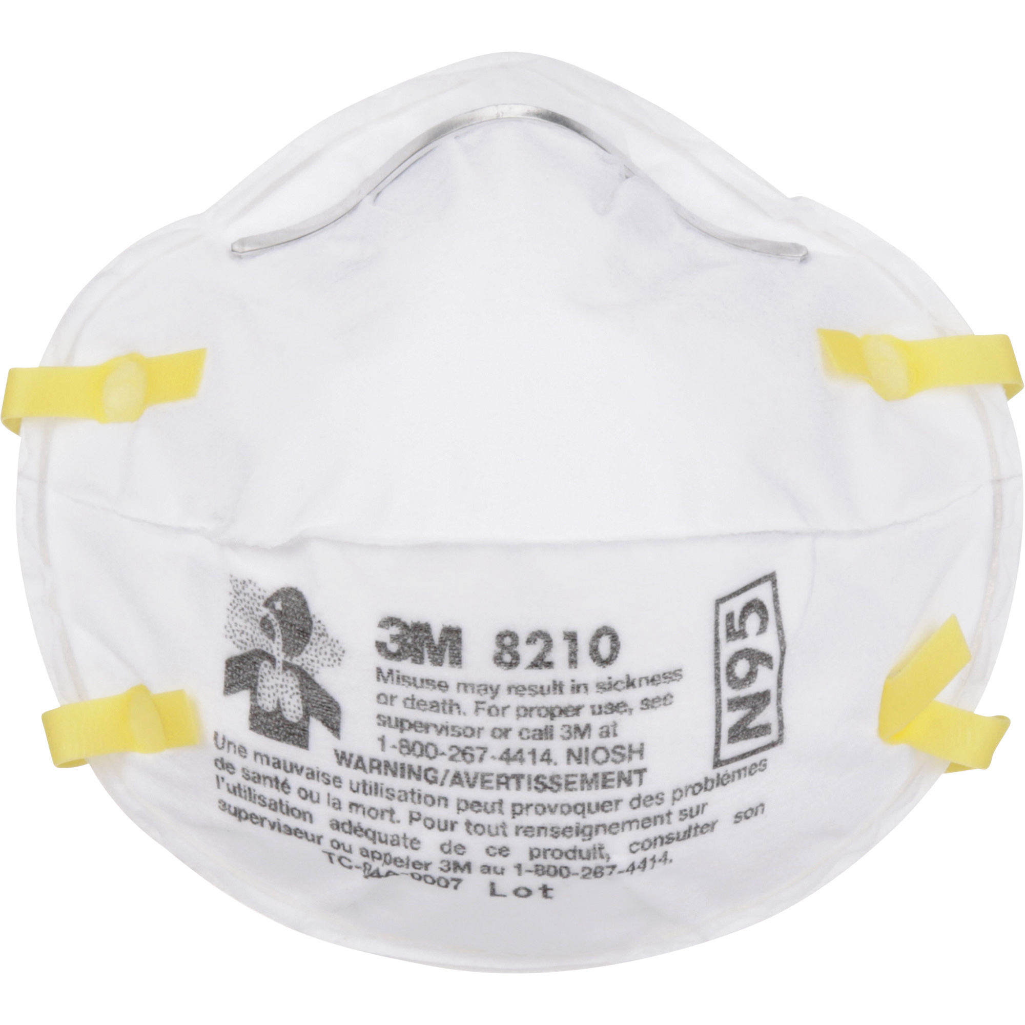 3M 8210 Particulate Respirators, N95, NIOSH Certified | Consource